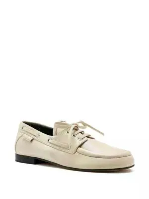 Proenza Schouler Leather Deck Shoes - Neutrals