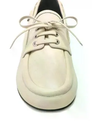 Proenza Schouler Leather Deck Shoes - Neutrals