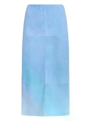 Proenza Schouler Nadia Midi Skirt - Blue