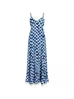 Proenza Schouler June Maxi Dress Blue