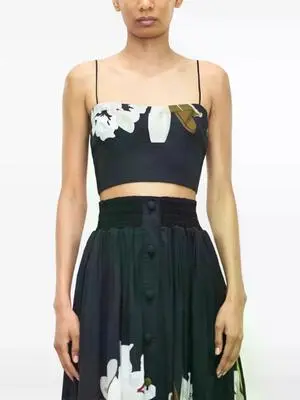Adam Lippes Bex Top - Black