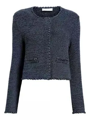 PROENZA SCHOULER WHITE LABEL Scallop-Hem Cropped Jacket