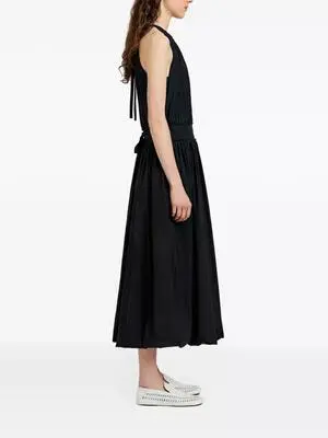 Proenza Schouler White Label Gathered Halterneck Dress - Black