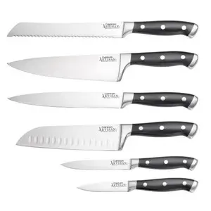 CUISINE::PRO® Artisan Stahl 6-piece Knife Block