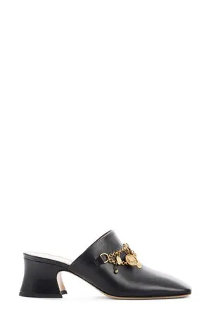 Chloé Charms Leather Mule