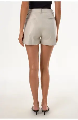 LAMARQUE Kaldie Recycled Leather Trouser Shorts