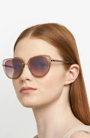 Fossil 52mm Cat Eye Sunglasses
