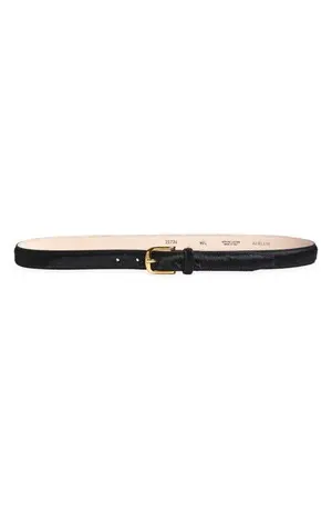 AUREUM Calf Hair Belt - Black/ Gold