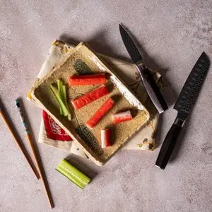 CUISINE::PRO Damashiro Emperor® 5" 'try Me' Santoku Knife