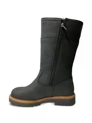OLANG Leather Zip-up Boots