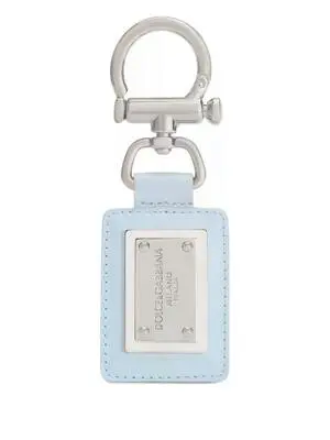 Dolce & Gabbana Leather Keyring - Blue