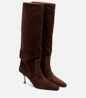 Paris Texas Bettina 75 Suede Boots - Brown