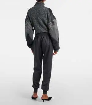 Stella McCartney Mid-rise Tapered Wool Sweatpants