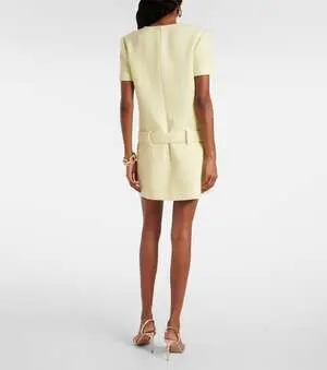 SELF-PORTRAIT Belted Bouclé Minidress