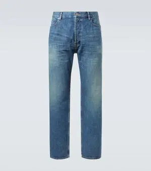 Saint Laurent Mick Mid-rise Straight Jeans