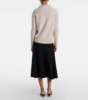 Vince Cashmere Mockneck Sweater - Beige