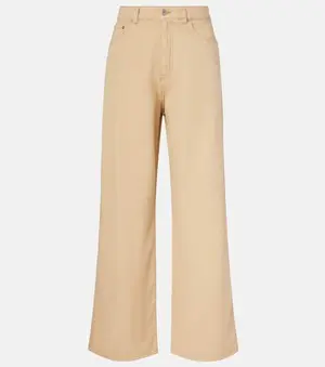 Miu Miu High-rise Wide-leg Jeans