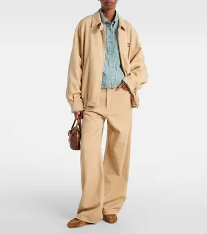 Miu Miu High-rise Wide-leg Jeans
