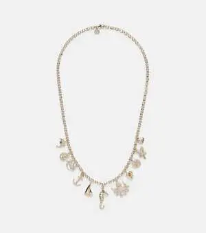 SYDNEY EVAN 14kt Yellow Diamond Charm Necklace - Gold