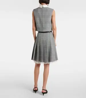 SELF-PORTRAIT Prince Of Wales Check Top