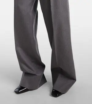 Stella McCartney Wool Flannel Straight Pants