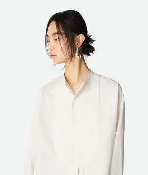 Bottega Veneta Compact Cotton Midi Dress