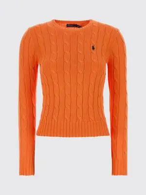 Polo Ralph Lauren Cable Knit Crewneck Sweater - Orange
