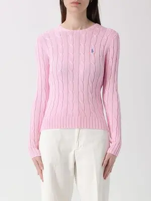 Polo Ralph Lauren Polo Ralph Lauren Cable Knit Crewneck Sweater Pink