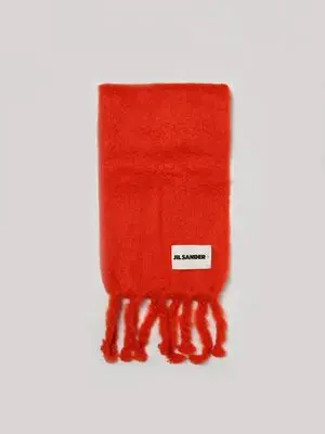 JIL SANDER Scarf Men Red