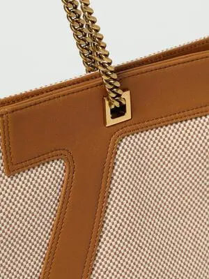 Valentino Garavani V Logo Tote Bag - Sand