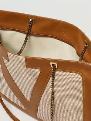 Valentino Garavani V Logo Tote Bag - Sand