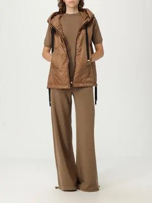 Max Mara Wide Leg Trousers With Tie Detail - Hazel