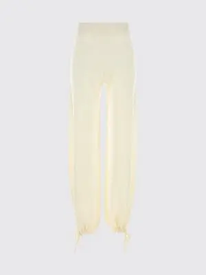 Max Mara Textured Wide Leg Pants - White