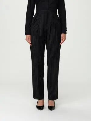 Max Mara Tailored Pinstriped Trousers - Black