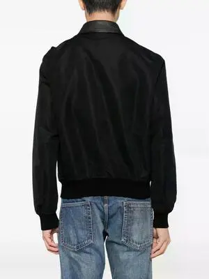 TOM FORD Leather Collar Bomber Jacket
