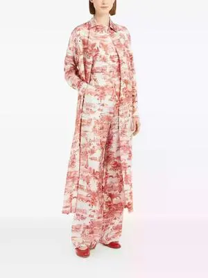Max Mara Graphic-print Sleeveless Top