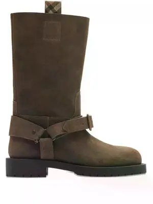 Burberry Suede Boots - Brown