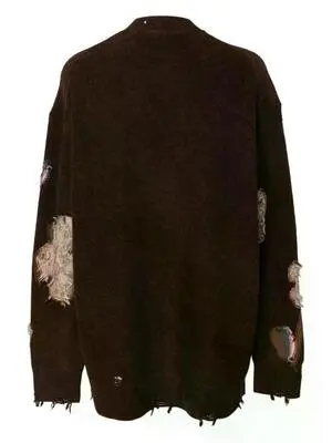 JNBY Floral Intarsia Knit Cardigan