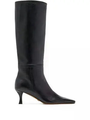 Proenza Schouler Trap Leather Knee-high Boots