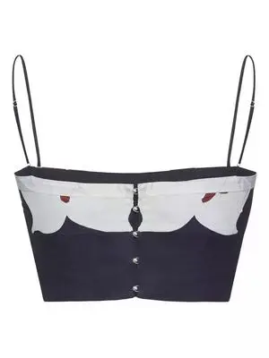 Adam Lippes Bex Top - Black