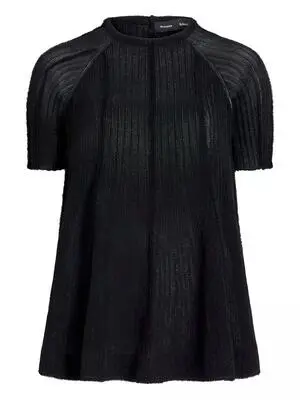 Proenza Schouler Tavia Knitted Top - Black