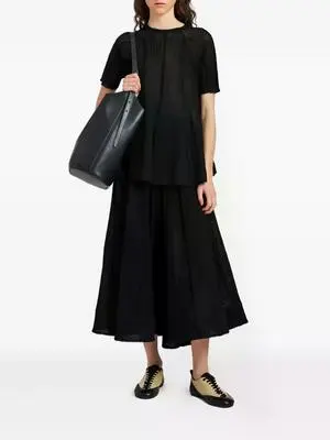 Proenza Schouler Tavia Knitted Top - Black