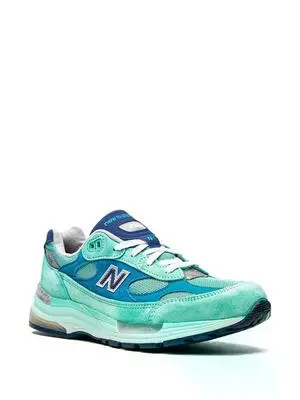 NEW BALANCE M992 Teal Sneakers