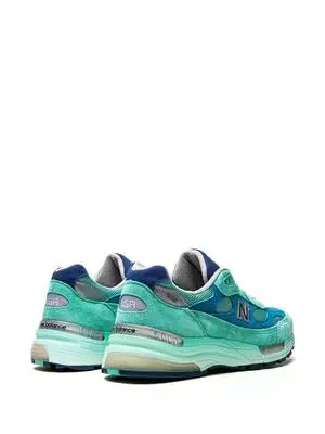 NEW BALANCE M992 Teal Sneakers