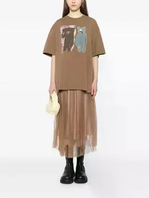 JNBY Pleated A-line Skirt