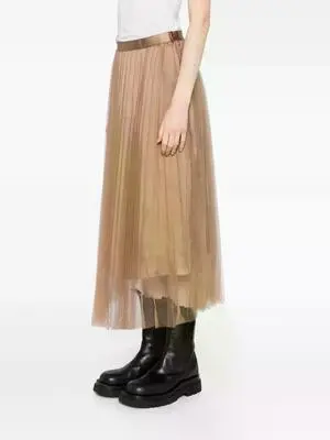 JNBY Pleated A-line Skirt