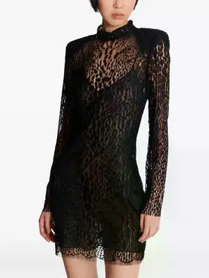 Balmain Leopard-print Bodycon Dress