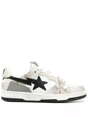 A BATHING APE Sk8 Sta Panelled Sneakers