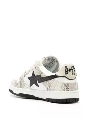 A BATHING APE Sk8 Sta Panelled Sneakers