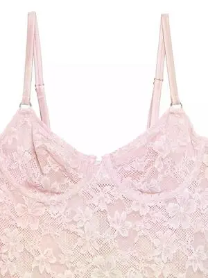 FLEUR DU MAL Le Stretch Lace Wireless Bodysuit